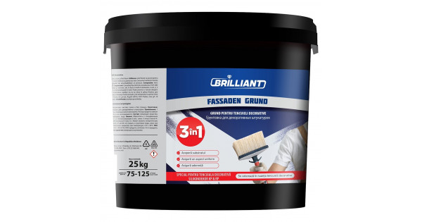 Грунтовка для декоративных штукатурок Fassaden Grund 25кг – Gebhardt.md