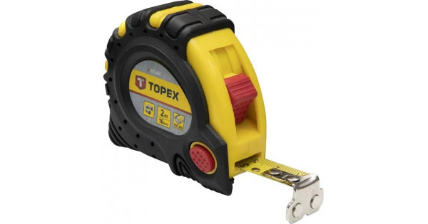 Ruleta 27C343 Topex. Cu magnet. 3 m x 19 mm. – Gebhardt.md