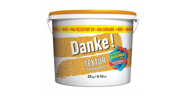 Tencuială decorativă „DANKE” (alb de bază) 25kg – Gebhardt.md