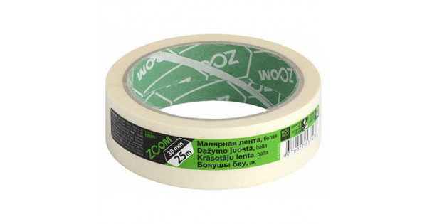 Banda mascare ZOOM 30mm x 25m alba – Gebhardt.md