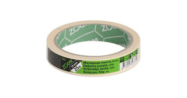 Banda mascare ZOOM 19mm x 25m alba – Gebhardt.md